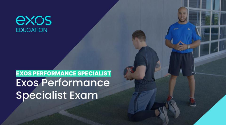 Exos Performance Specialist Exam
